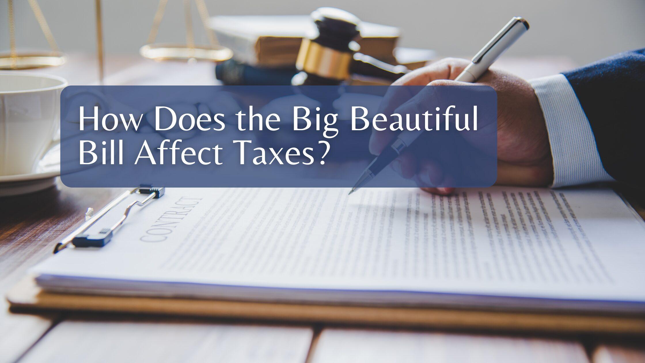 OBBBA: Child Tax Credit, AMT, and Estate Planning Changes | Seascape ...